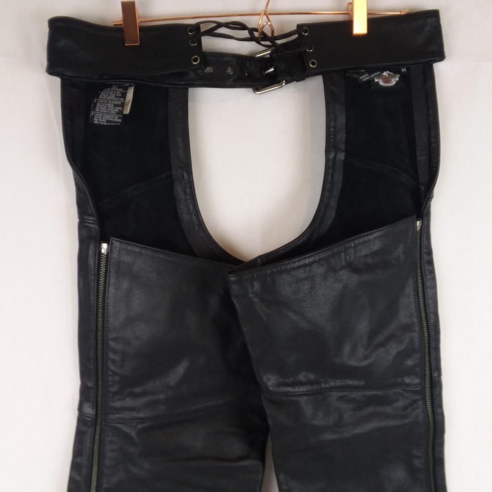 Harley Davidson Leather Chaps Medium - Gem
